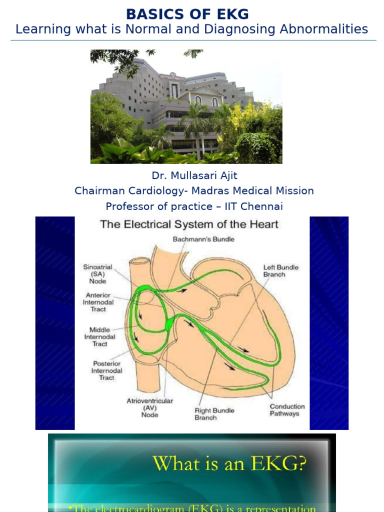 Basics of Ekg Dr Ajit | PDF