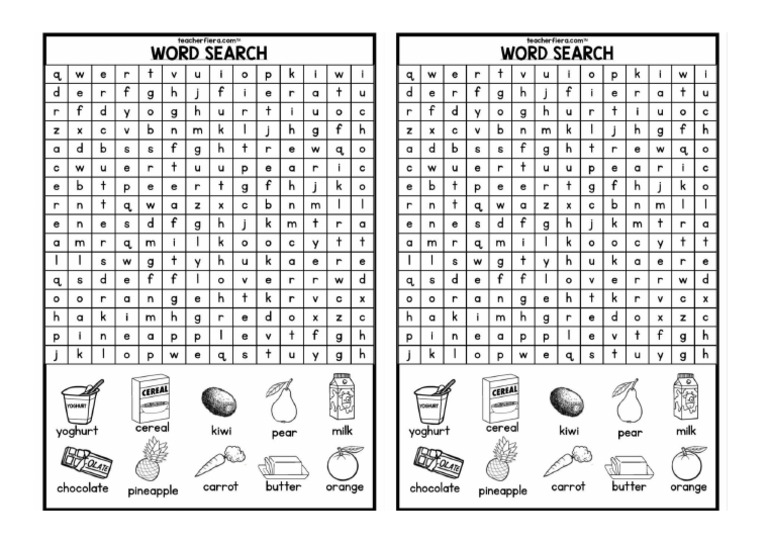 Worksheets Word Search | PDF