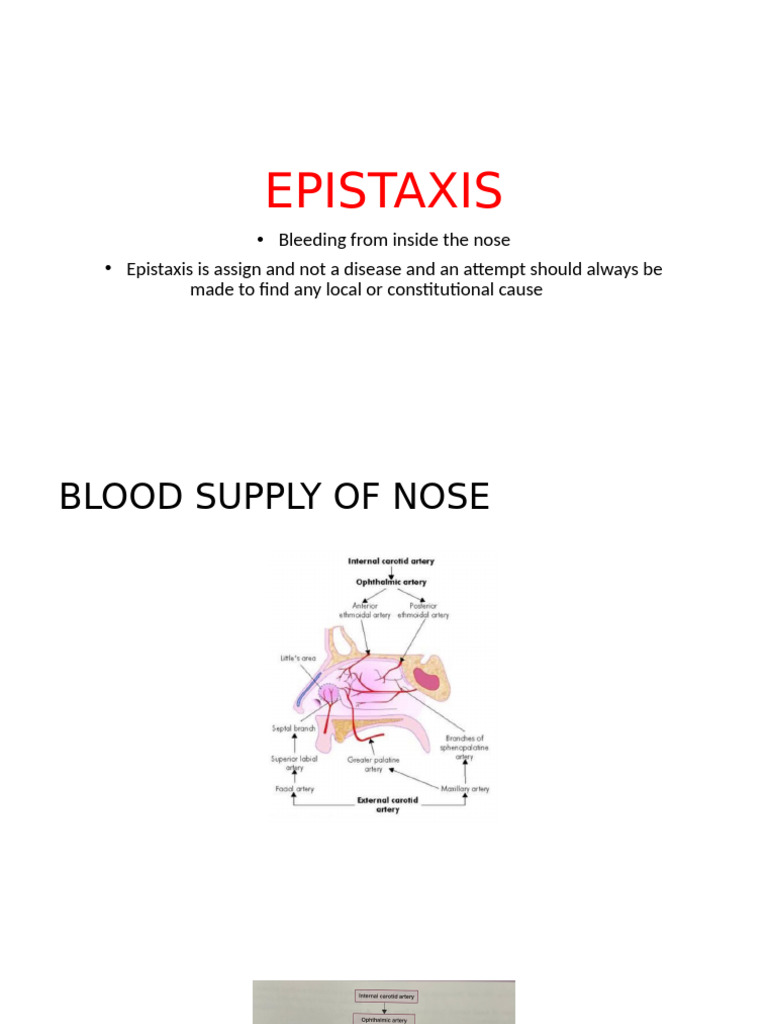 Epistaxis 63 | PDF