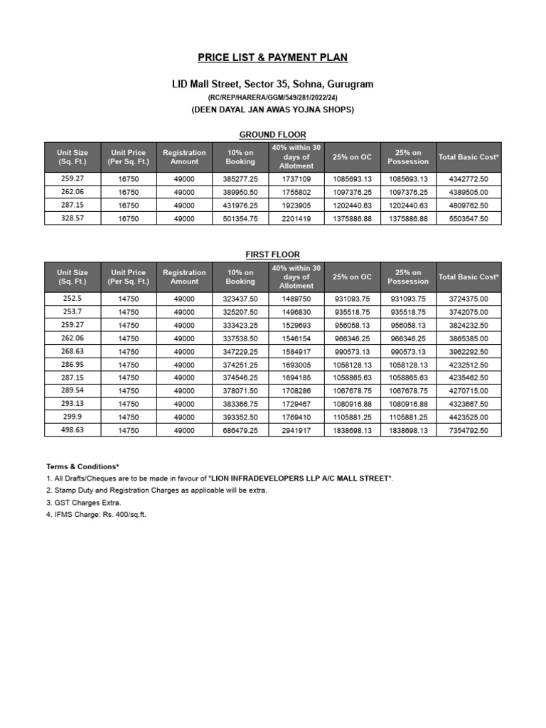 lid-mall-street-payment-plan | PDF