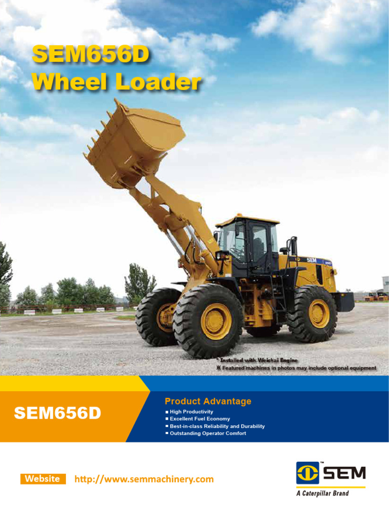 Wheel Loaders Sem 656 D Weichai | PDF