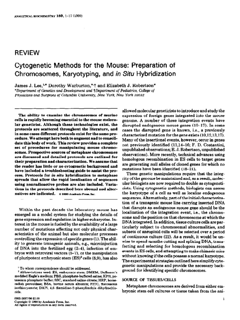 Protocolo Cariotipo - Compressed | PDF