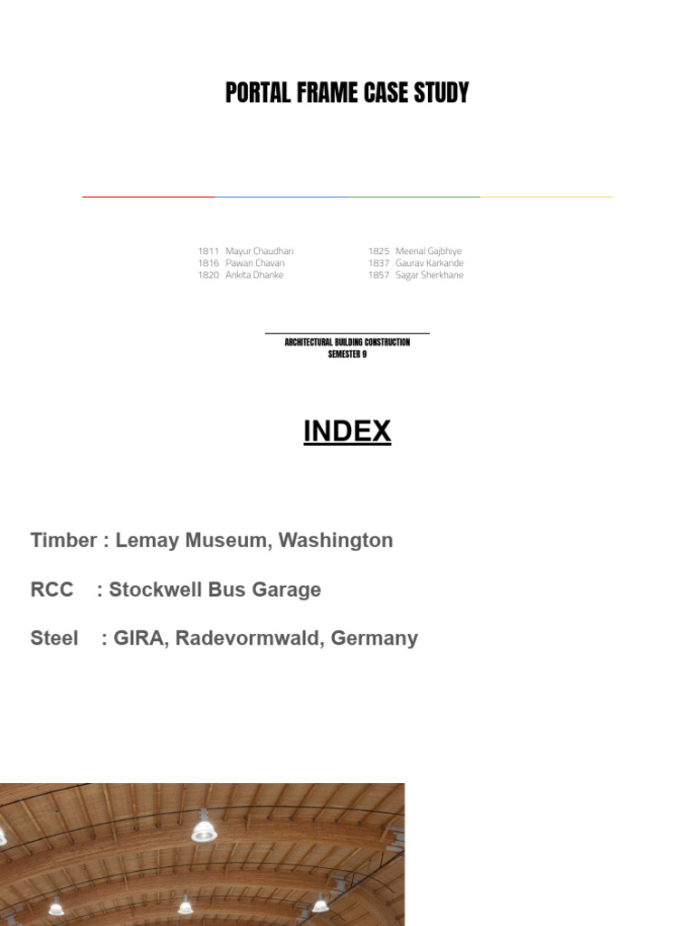 Group 6_ Portal Frame Case Study | PDF