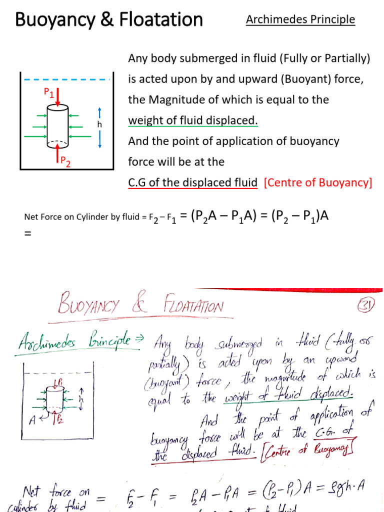 Buoyancy & Floatation | PDF