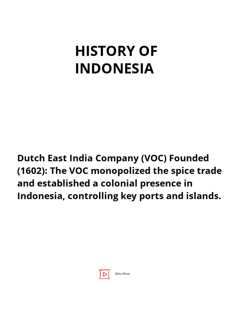 Dutch East Indian Company | PDF