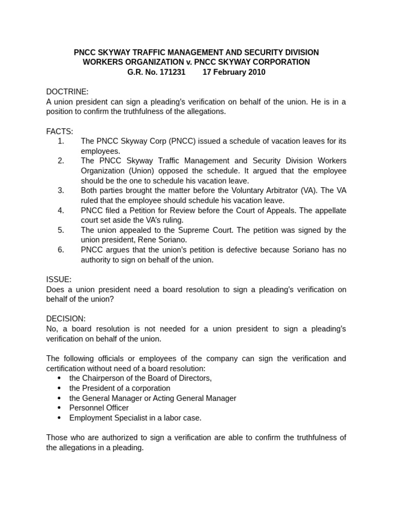 282 PNCC SKYWAY TRAFFIC MANAGEMENT AND SECURITY DIVISION V PNCC | PDF