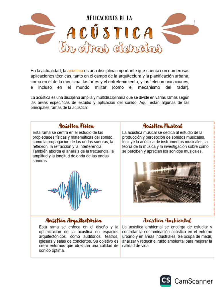 Aplicaciones de la acústica | PDF