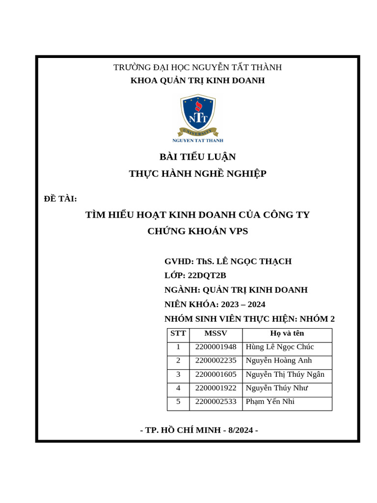 Tieu Luan THNN | PDF