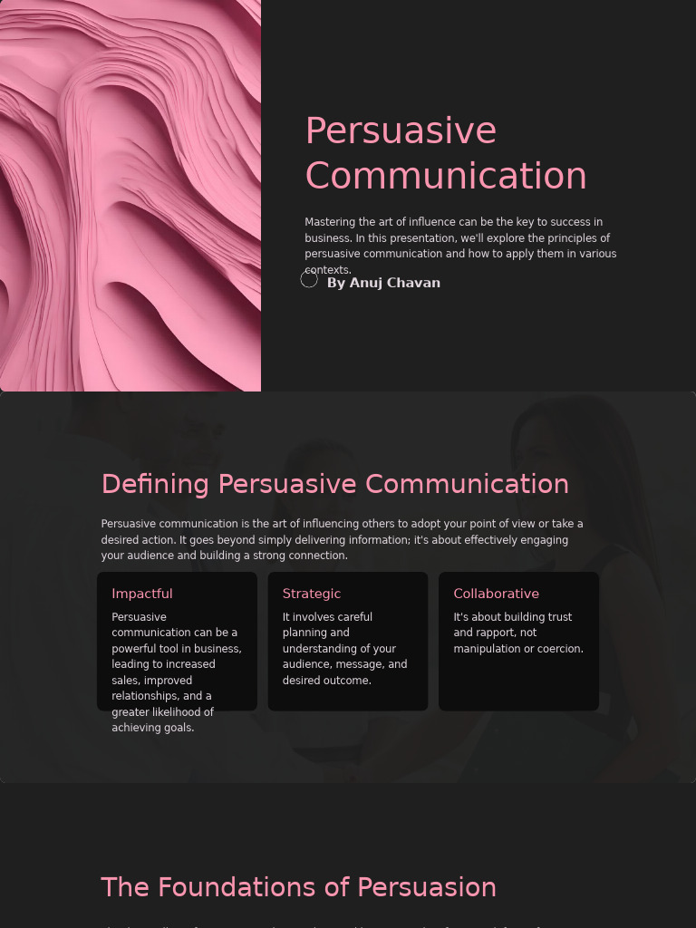 Persuasive Communication | PDF