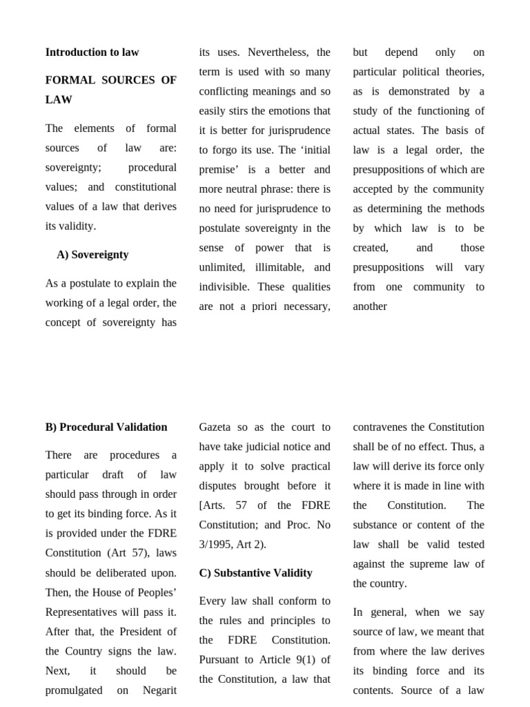 Introduction To Law | PDF