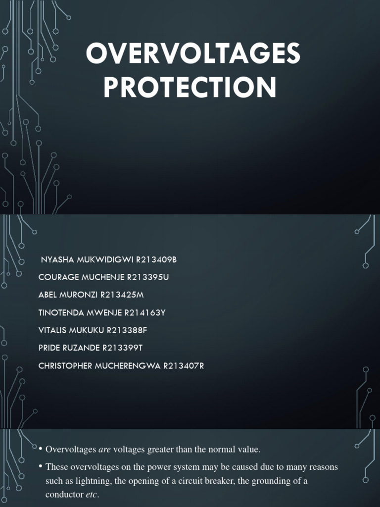 Overvoltages Protection Final | PDF