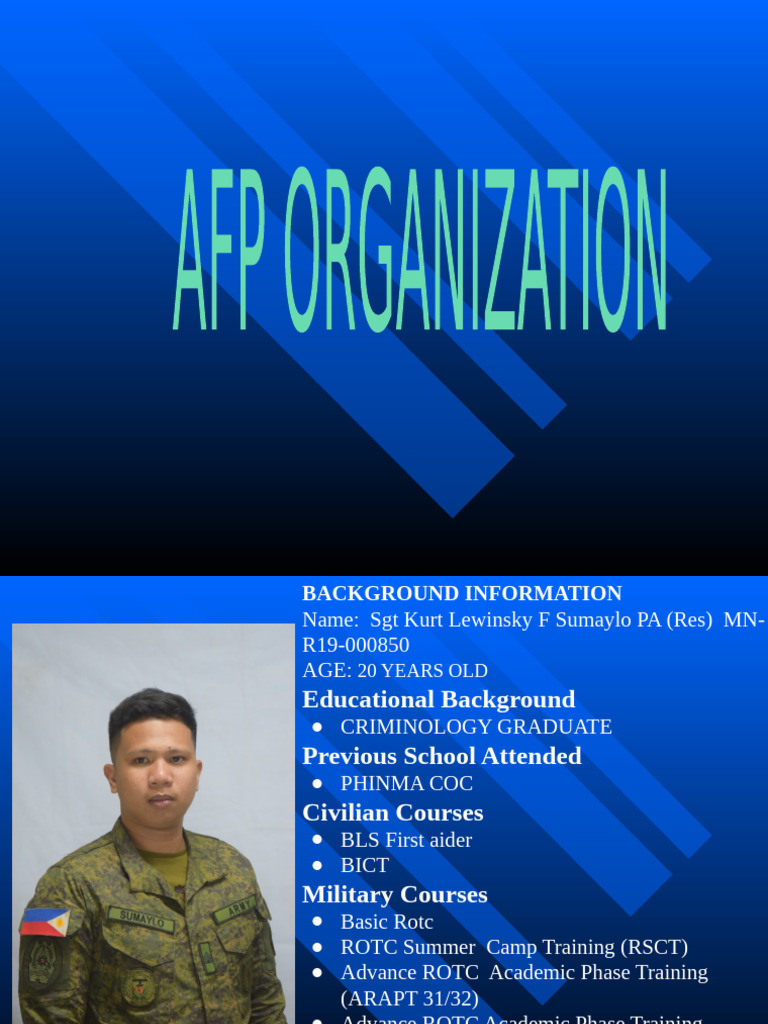Military Organization Final | PDF