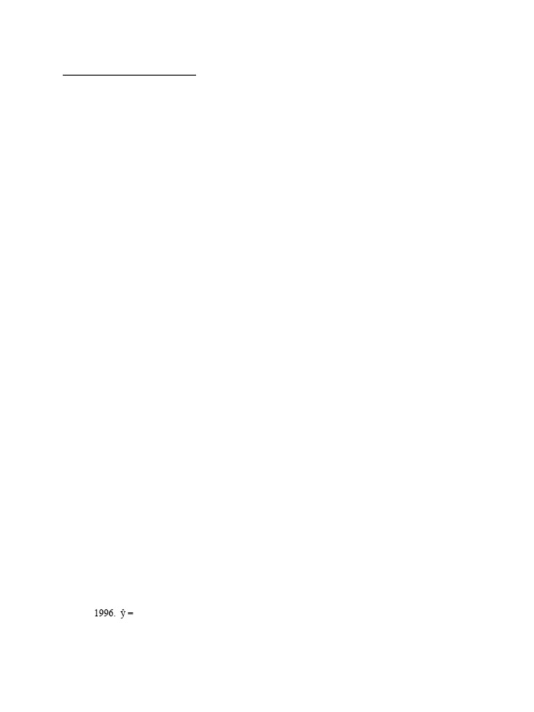 Linear Regression Word Problems Answer Key | PDF