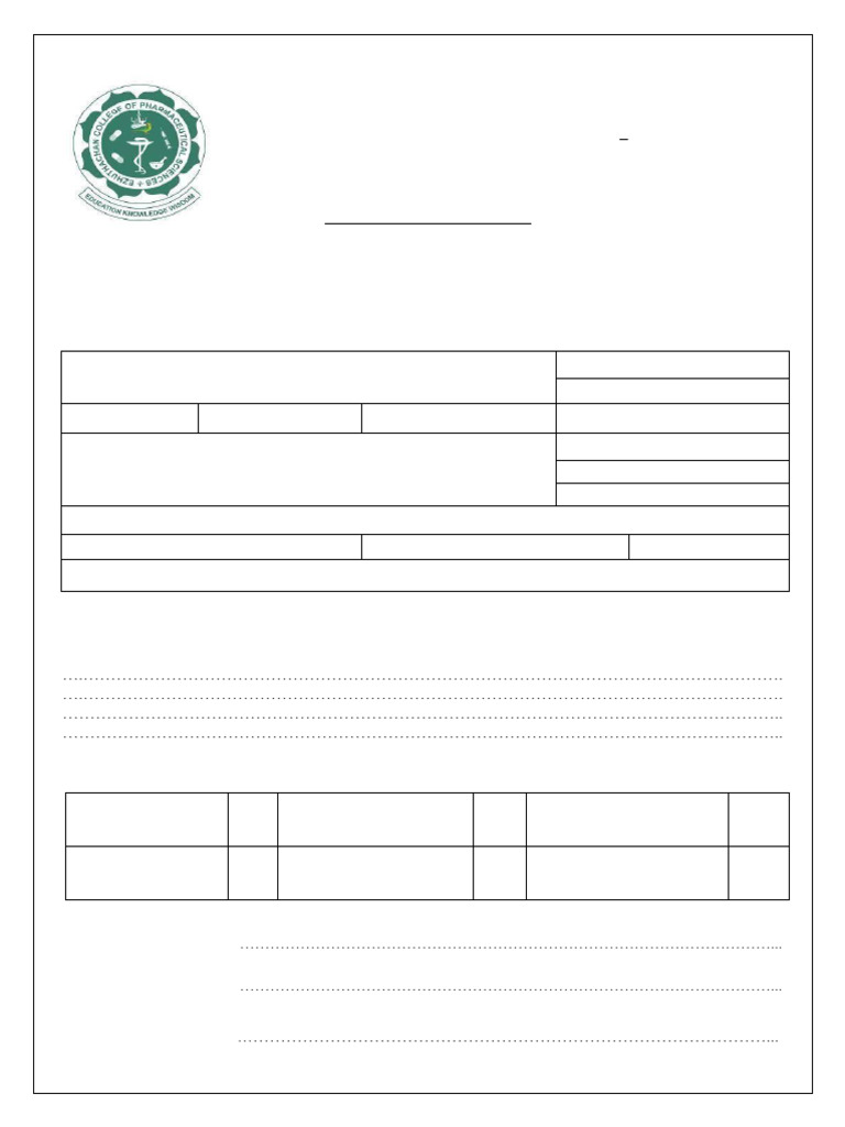 6. PATIENT PROFILE FORM | PDF