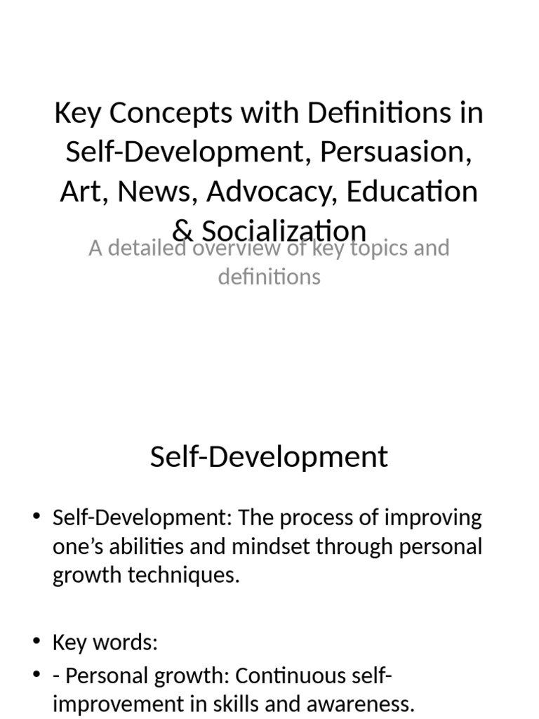 Key_Concepts_with_Definitions_Presentation | PDF