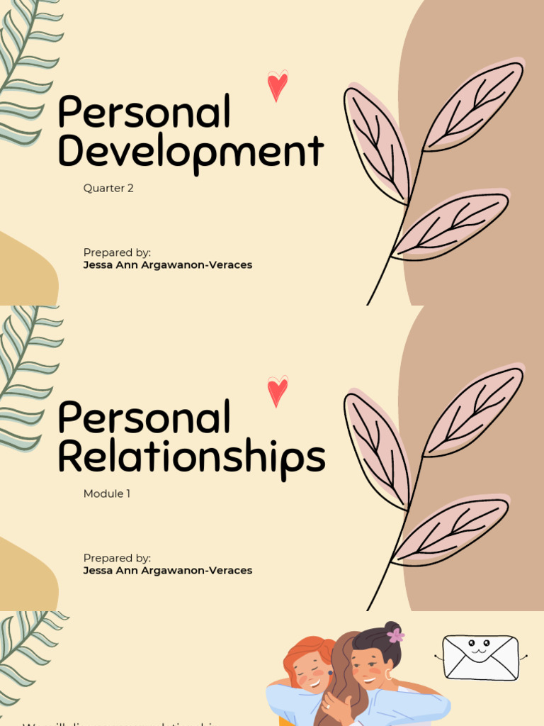 Personal-Development Quarter 2 | PDF | Love | Intimate Relationships