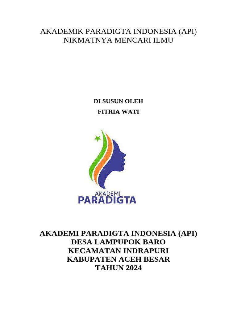 Akademik Paradigta Indonesia | PDF