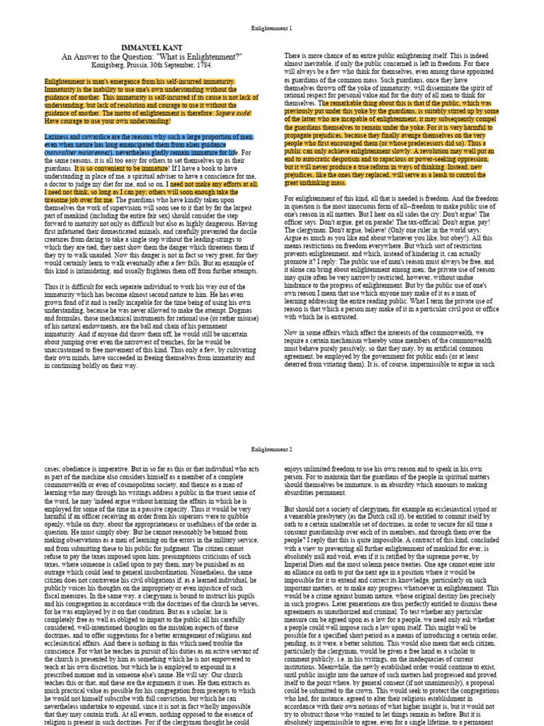 What Is Enlightenment | PDF