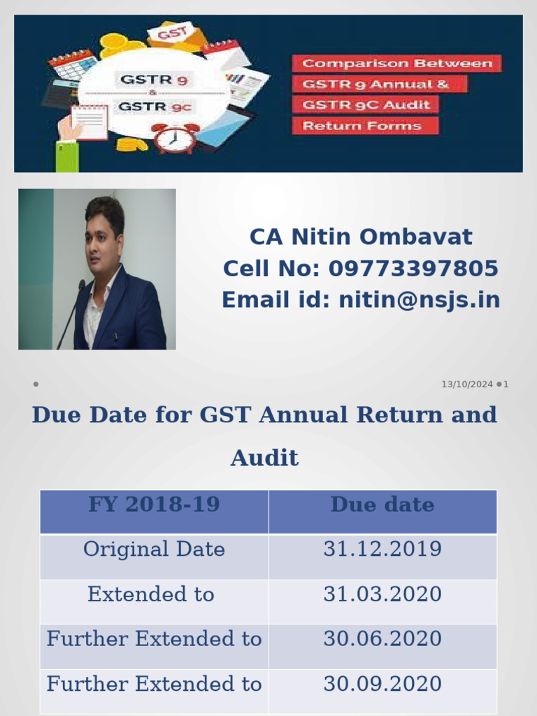 GST Annual Return | PDF
