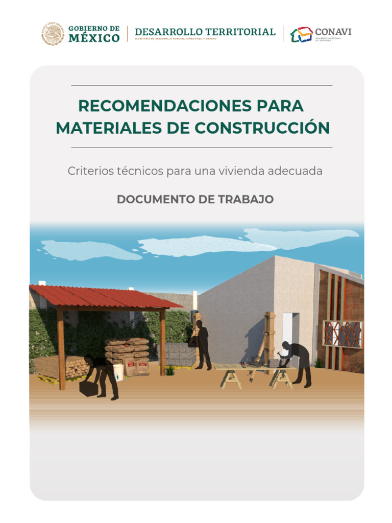 Recomendaciones para Materiales de Construccion | PDF