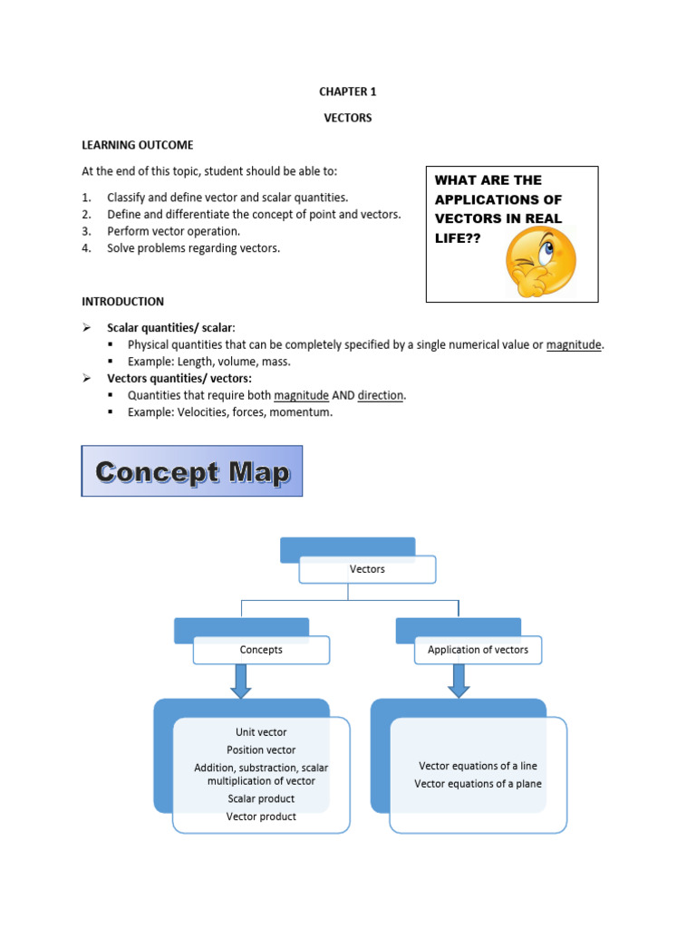 Chapter 6 Vector | PDF
