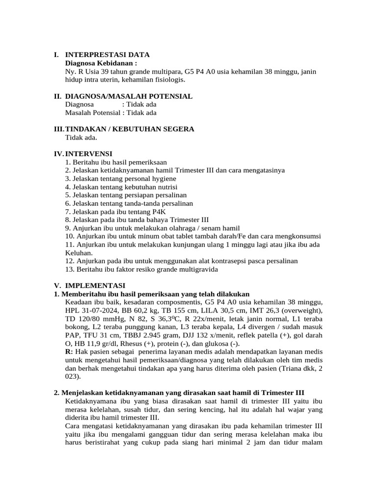 Askeb Ujian Utek | PDF