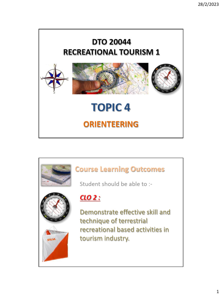 DTO 20044 Chapter 4 Orienteering PDF | PDF