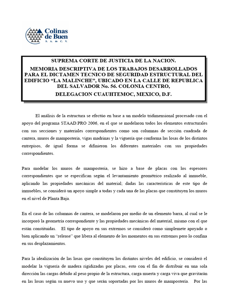 Sec02 Memoria Descriptiva | PDF | Viga (Estructura)