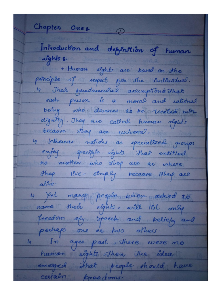 Human Rights Notes | PDF