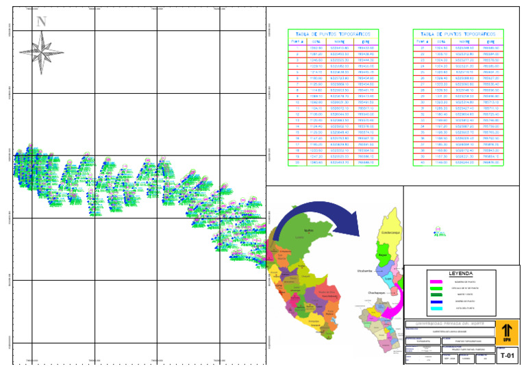 P02 - Plano Puntos Topográficos | PDF