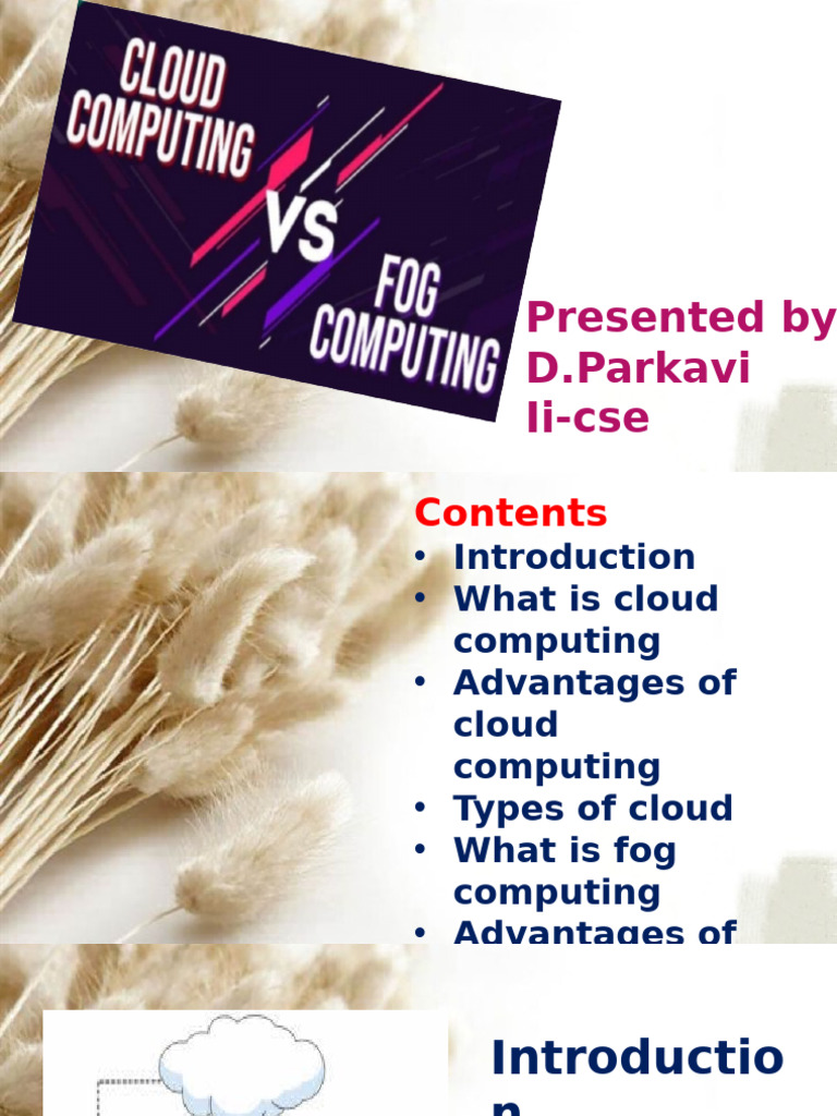 Cloud Vs Fog Computing | PDF