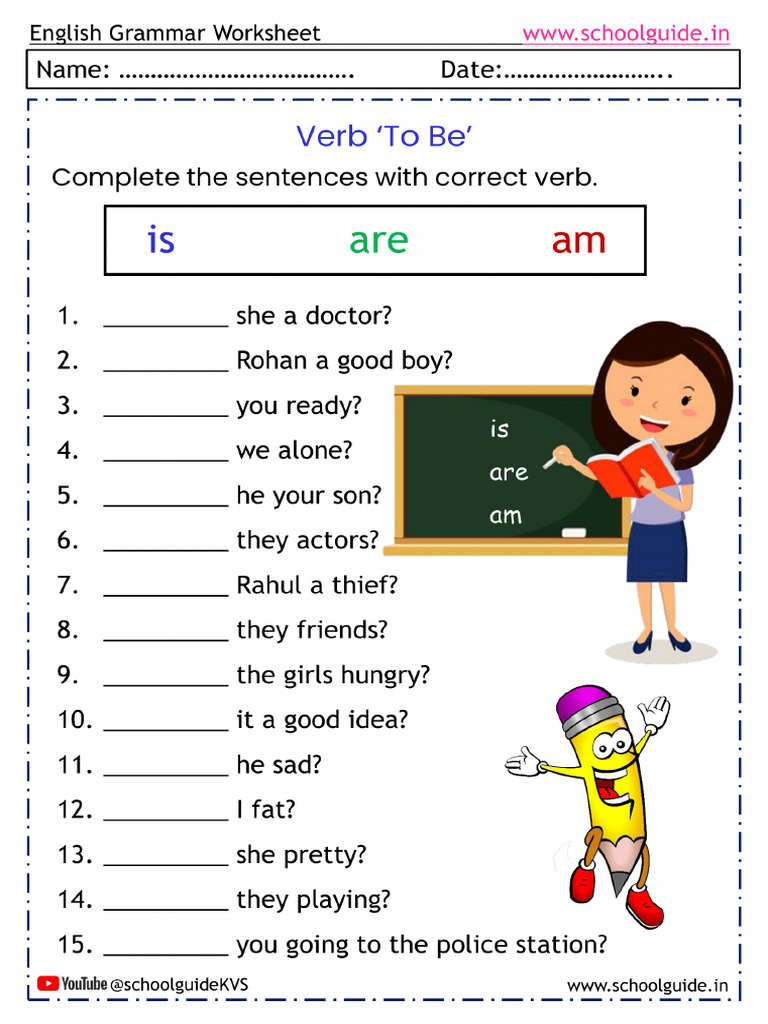 To be worksheets | PDF