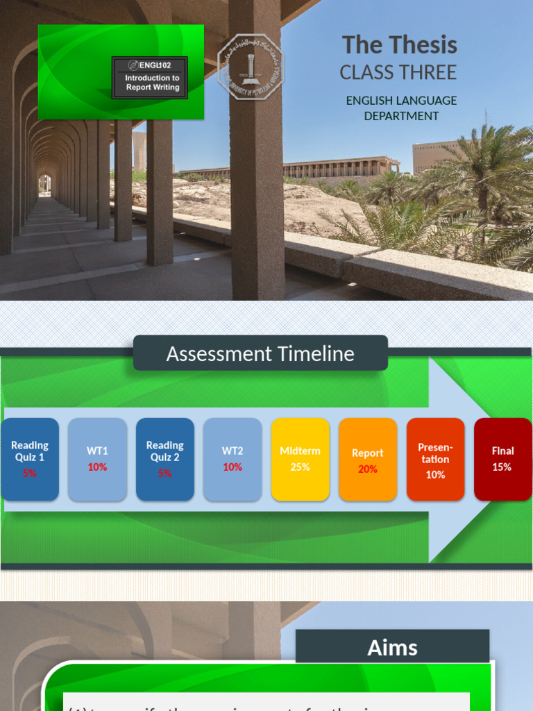 3 - The Thesis and Parallel Structure | PDF