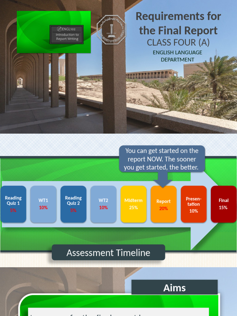 4A - Introduction To The Final Report | PDF