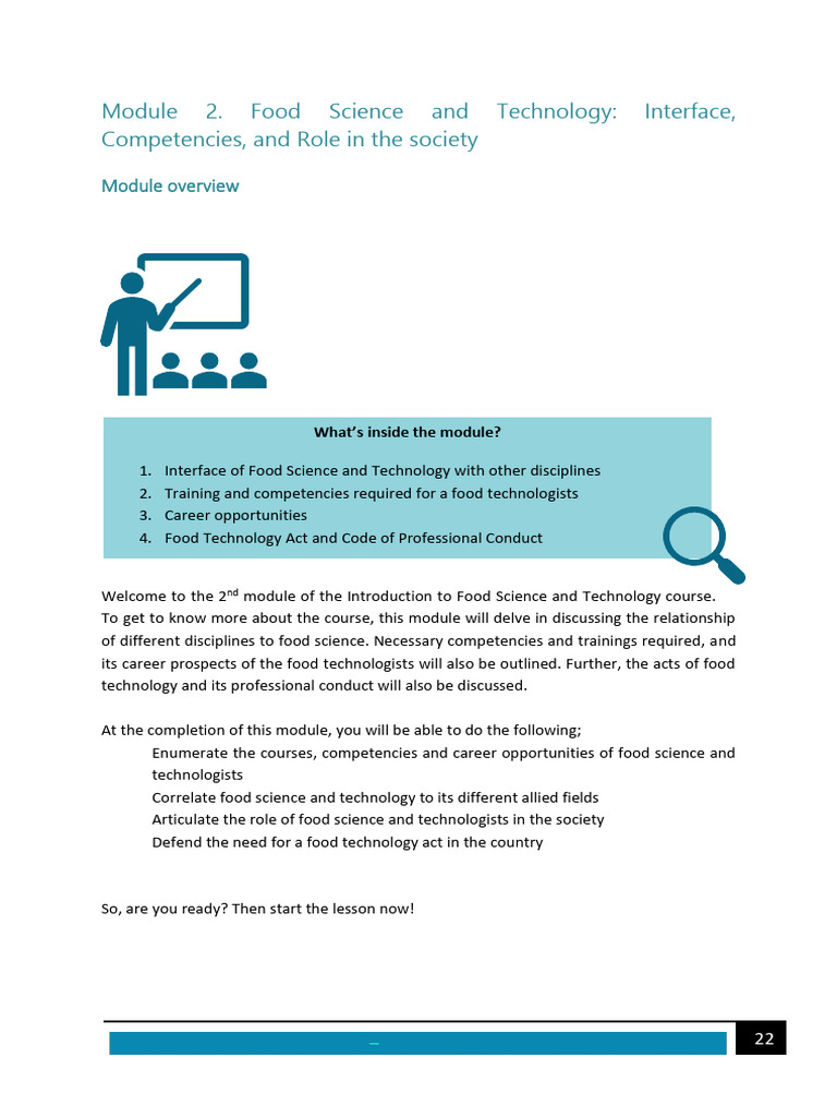 FT 111 - Module 2 - Lesson 1 | PDF