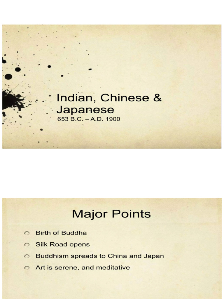 Lesson 6 Asian Art Art Appreciation | PDF