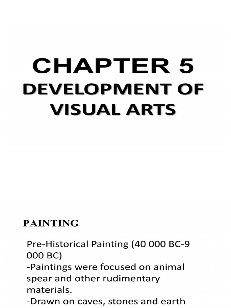 Lesson 5 Developments of Visual Arts | PDF
