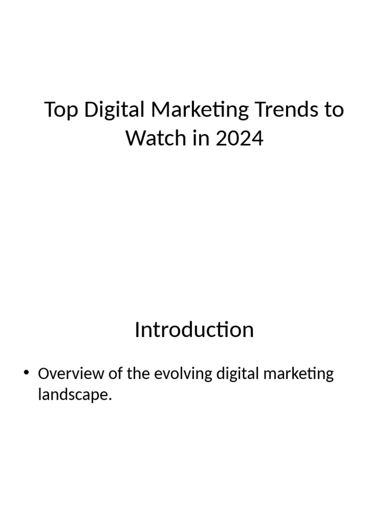 Top_Digital_Marketing_Trends_2024 | PDF