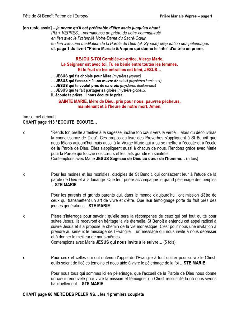 Pm St Benoit | PDF