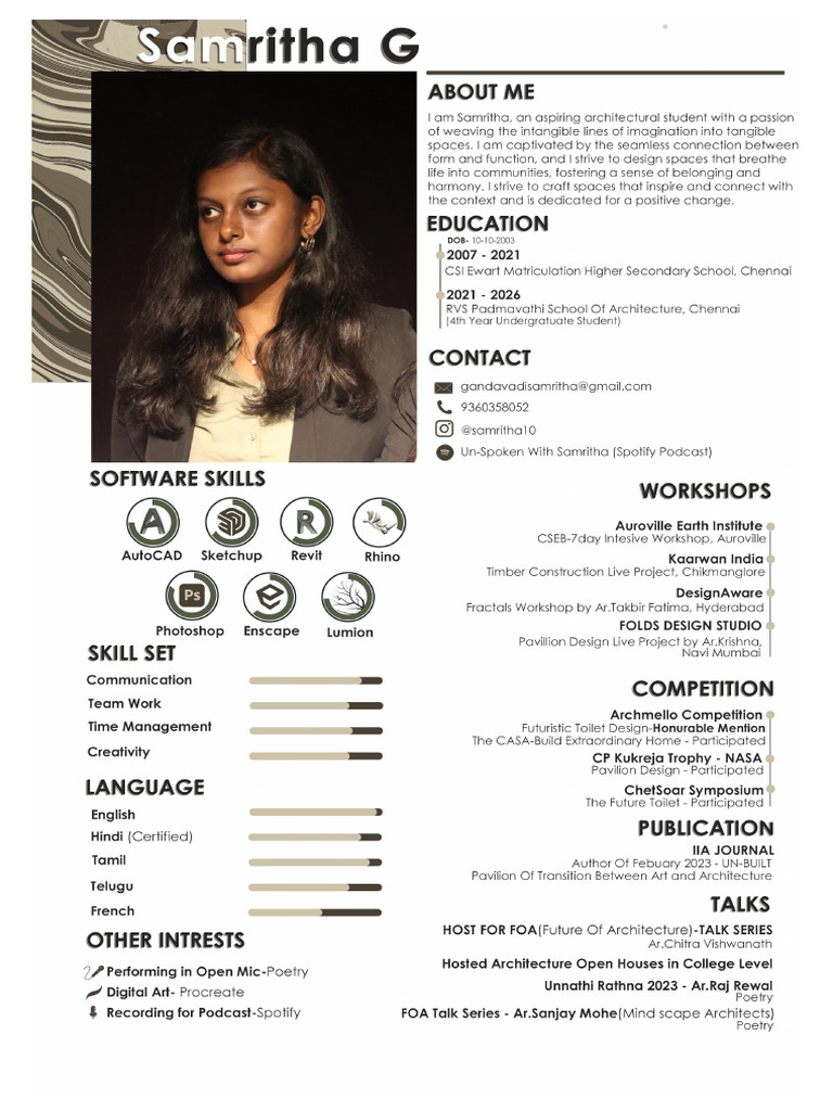 Samritha CV | PDF