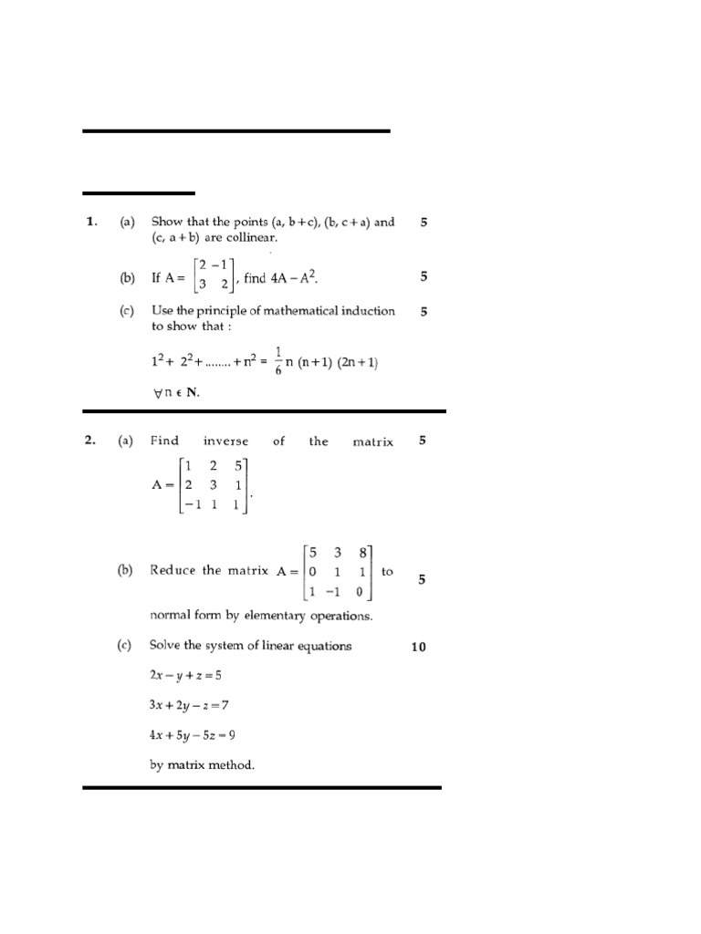 Maths Ques | PDF