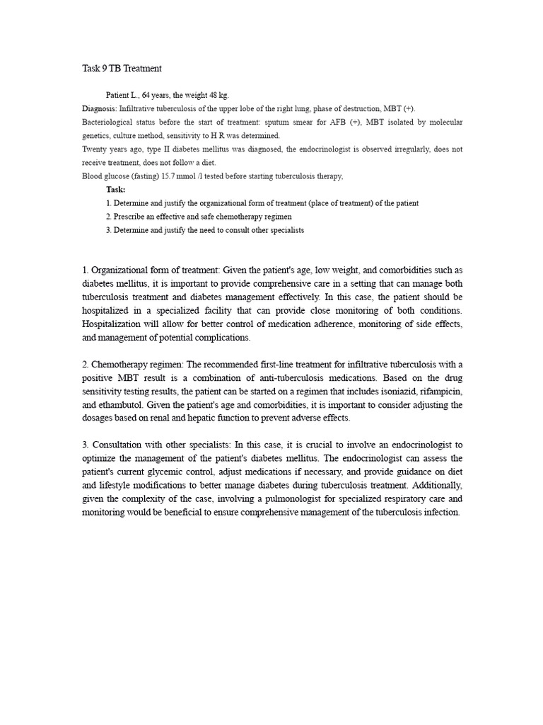 Task 9 TB Treat | PDF