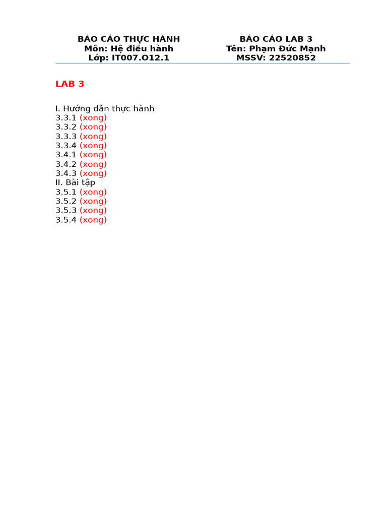 Lab3 22520852 | PDF