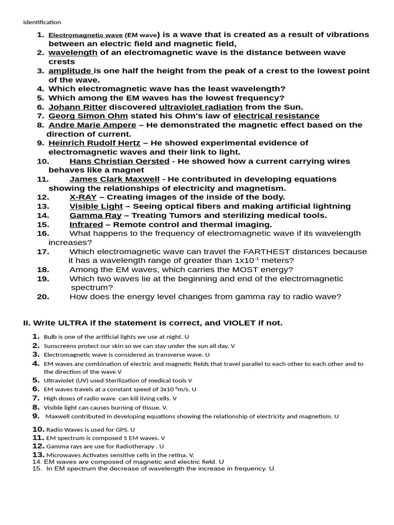 Science 10 Unit 2 Q#1 | PDF