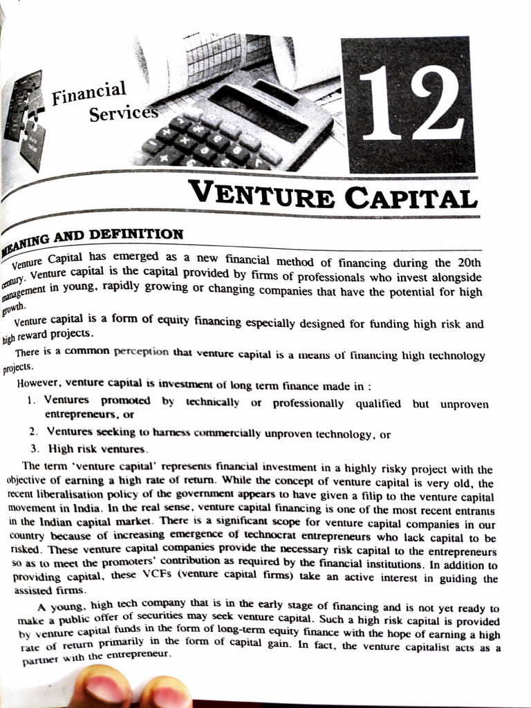Ch 12 Venture Capital | PDF