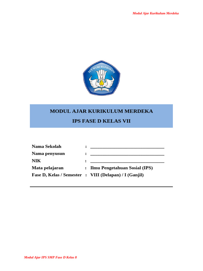 Sample Ips Kls 8 | PDF
