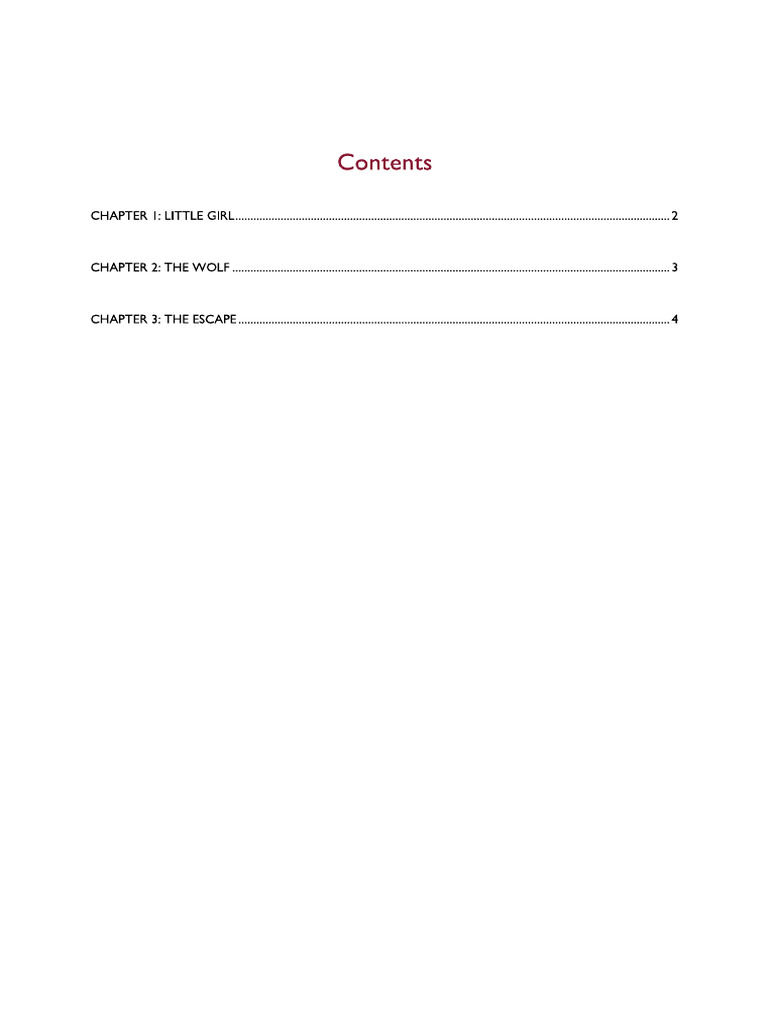Table of Contents Page 1 | PDF