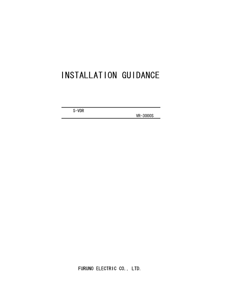 Vr3000s Installation Guide v4 | PDF