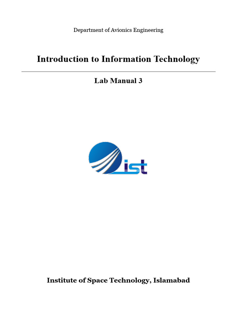 Lab 3 - Introduction To MS Excel | PDF