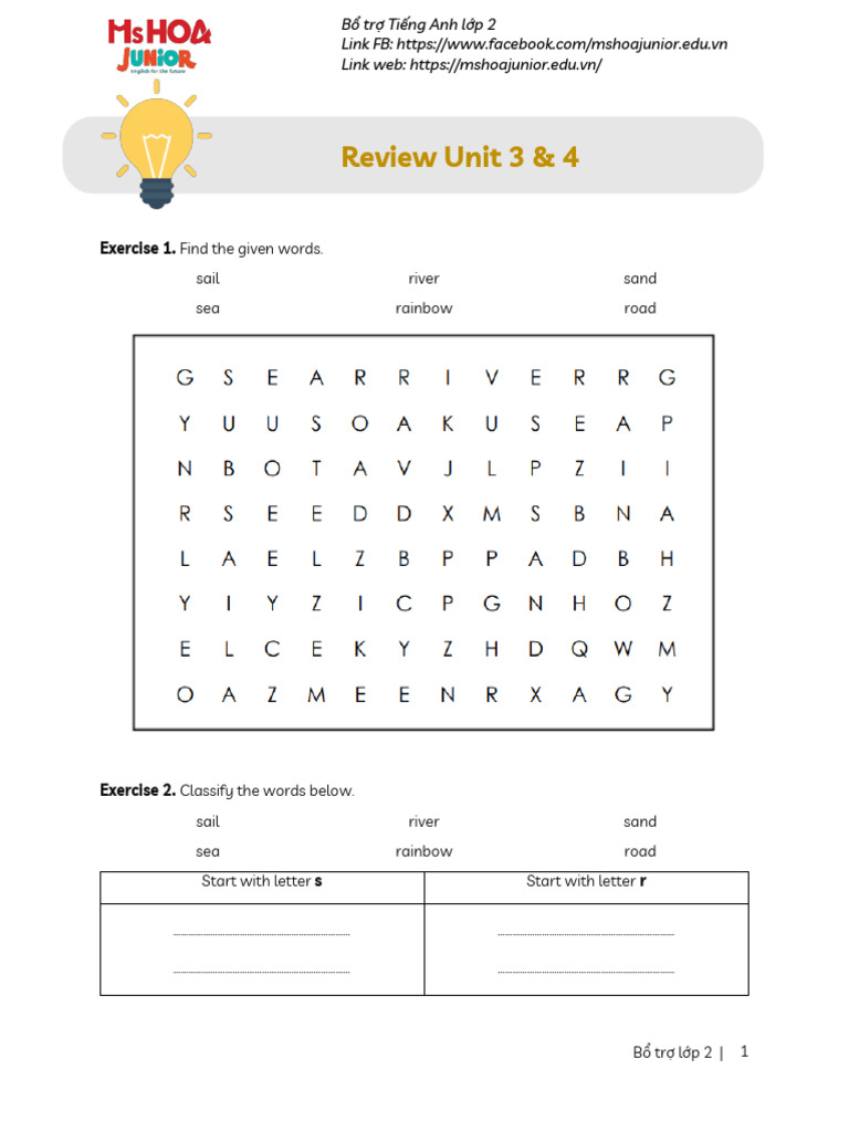 Review 3 & 4 - Grade 2 | PDF